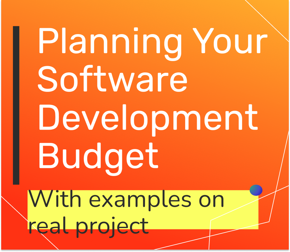 How to Plan Your Software Development Budget (With Examples)